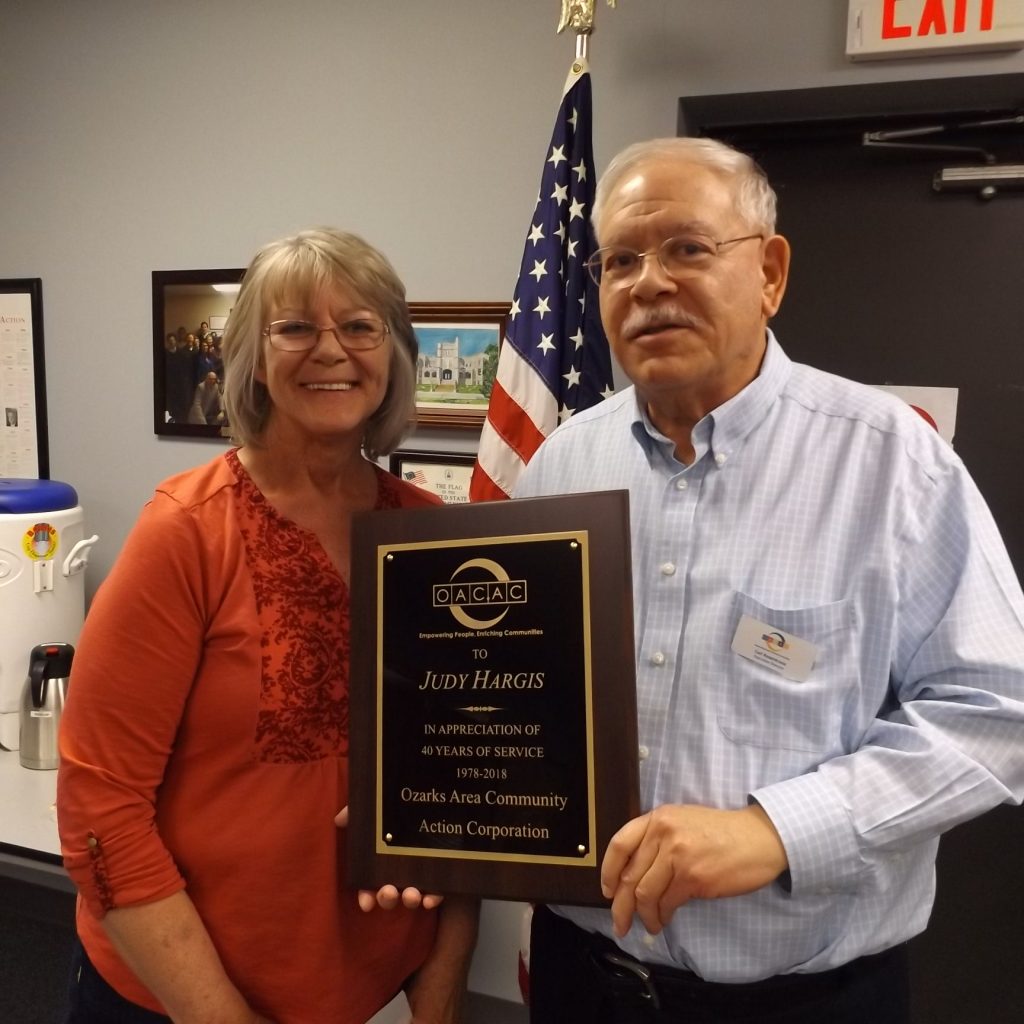 OACAC | 40 Year Service Award to Judy Hargis