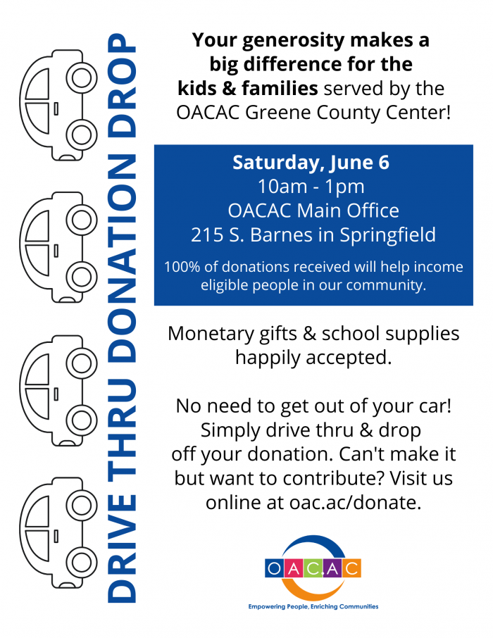 OACAC | School Supply Donation Drop is Saturday!