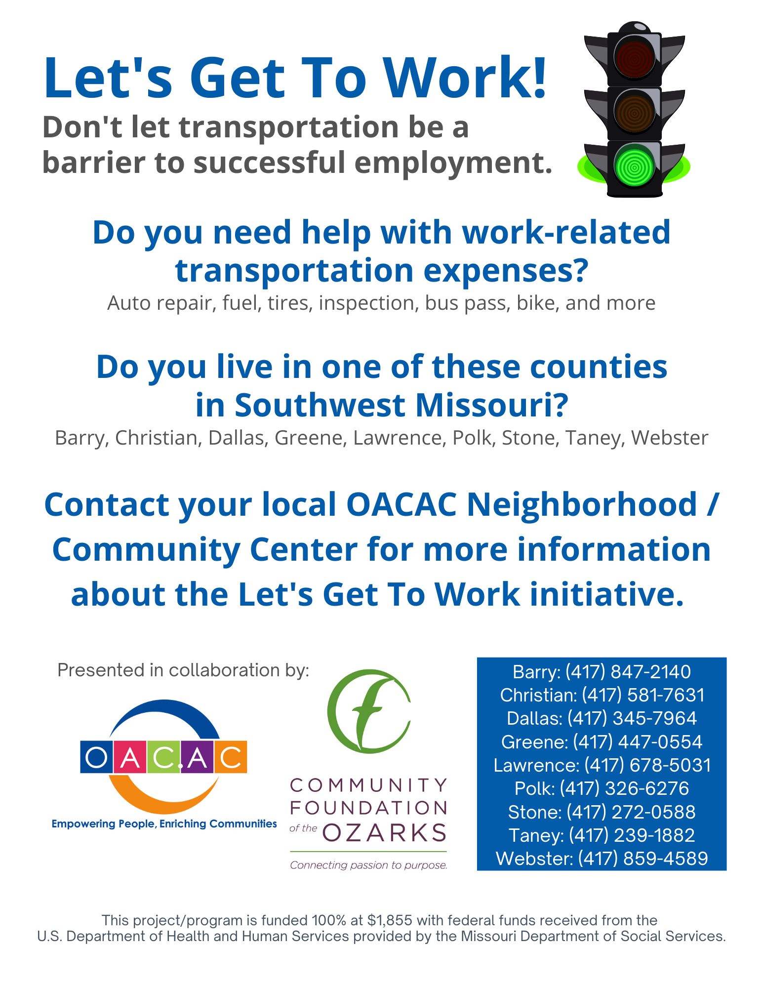 OACAC | Let’s Get To Work