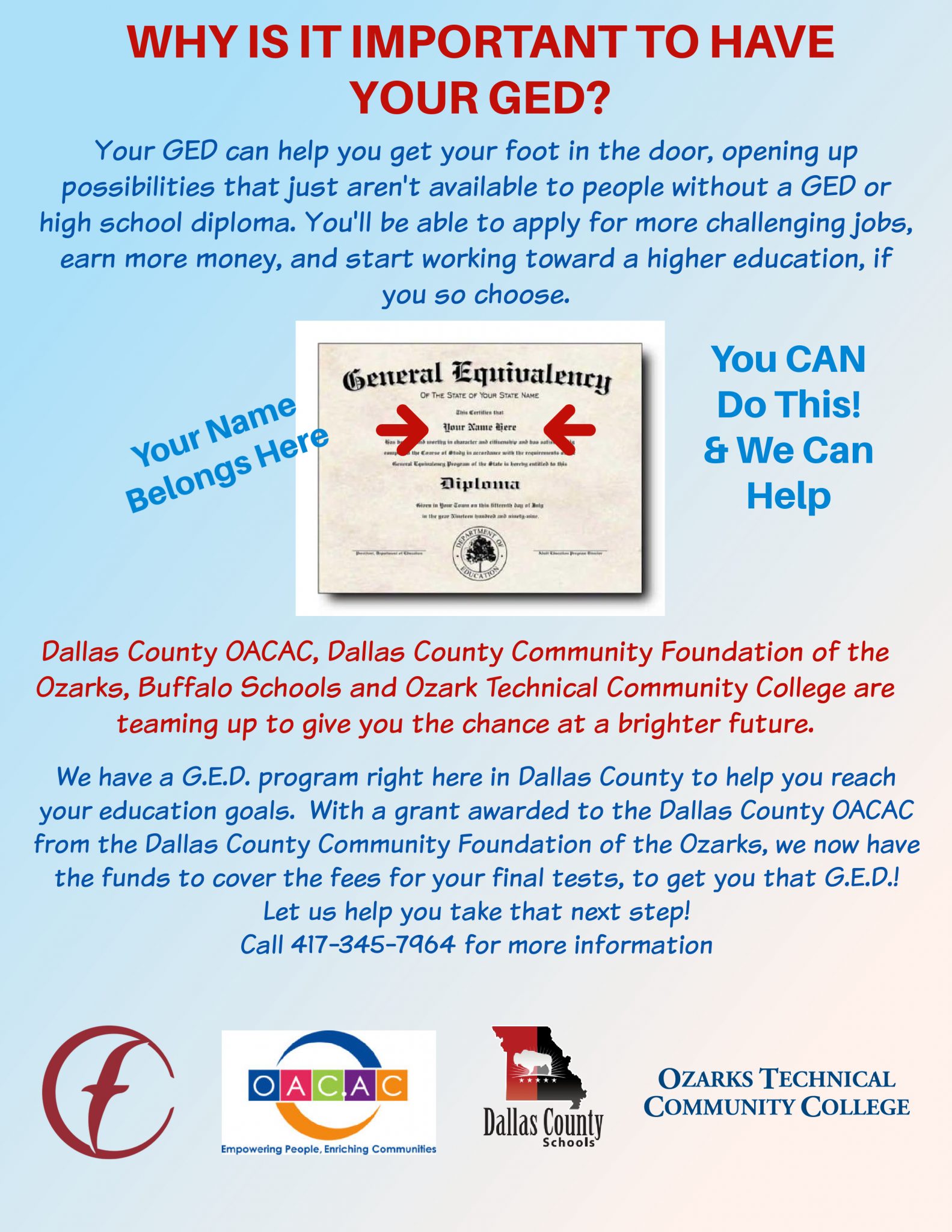 OACAC | HiSET Assistance Dallas County