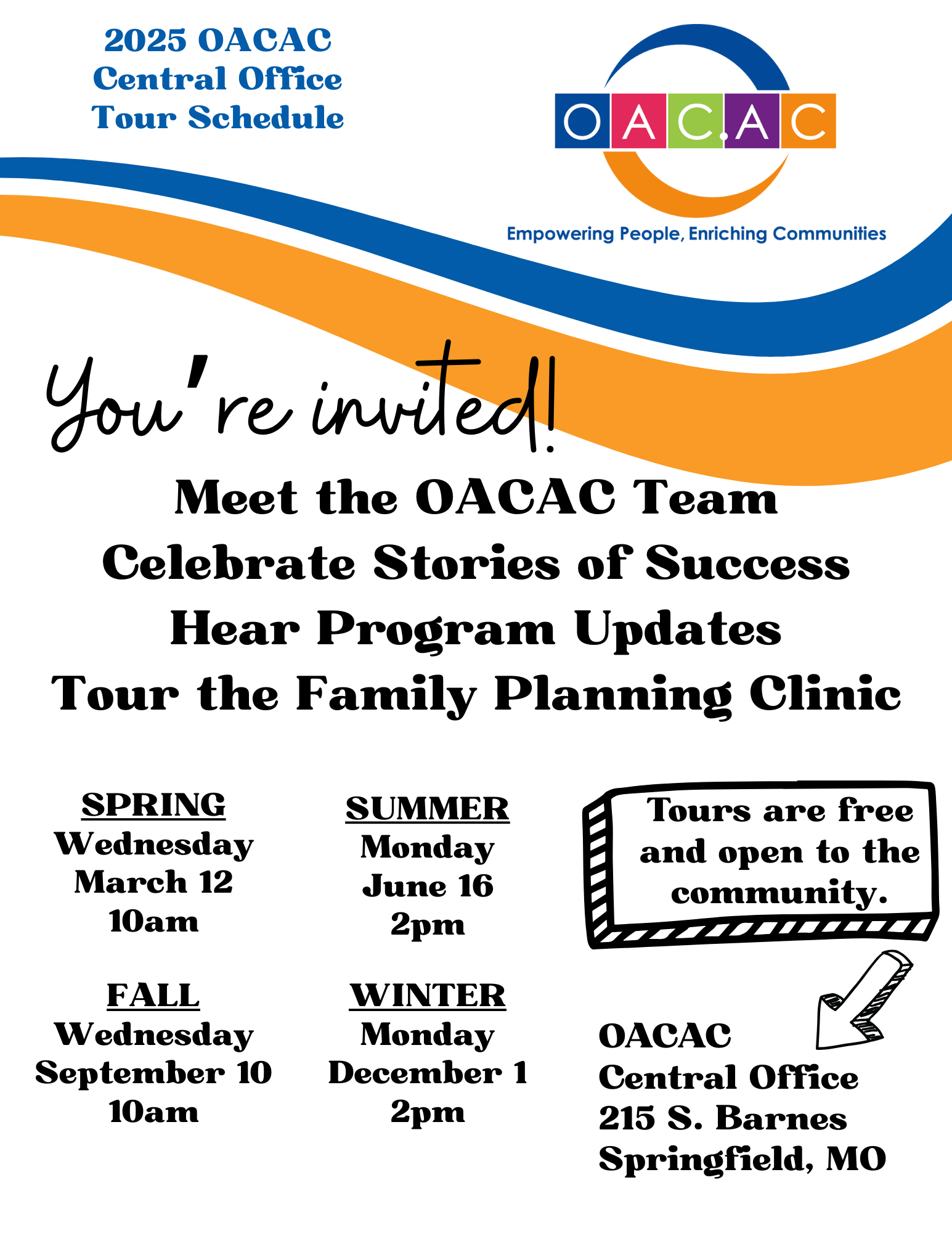 OACAC | Winter Tour