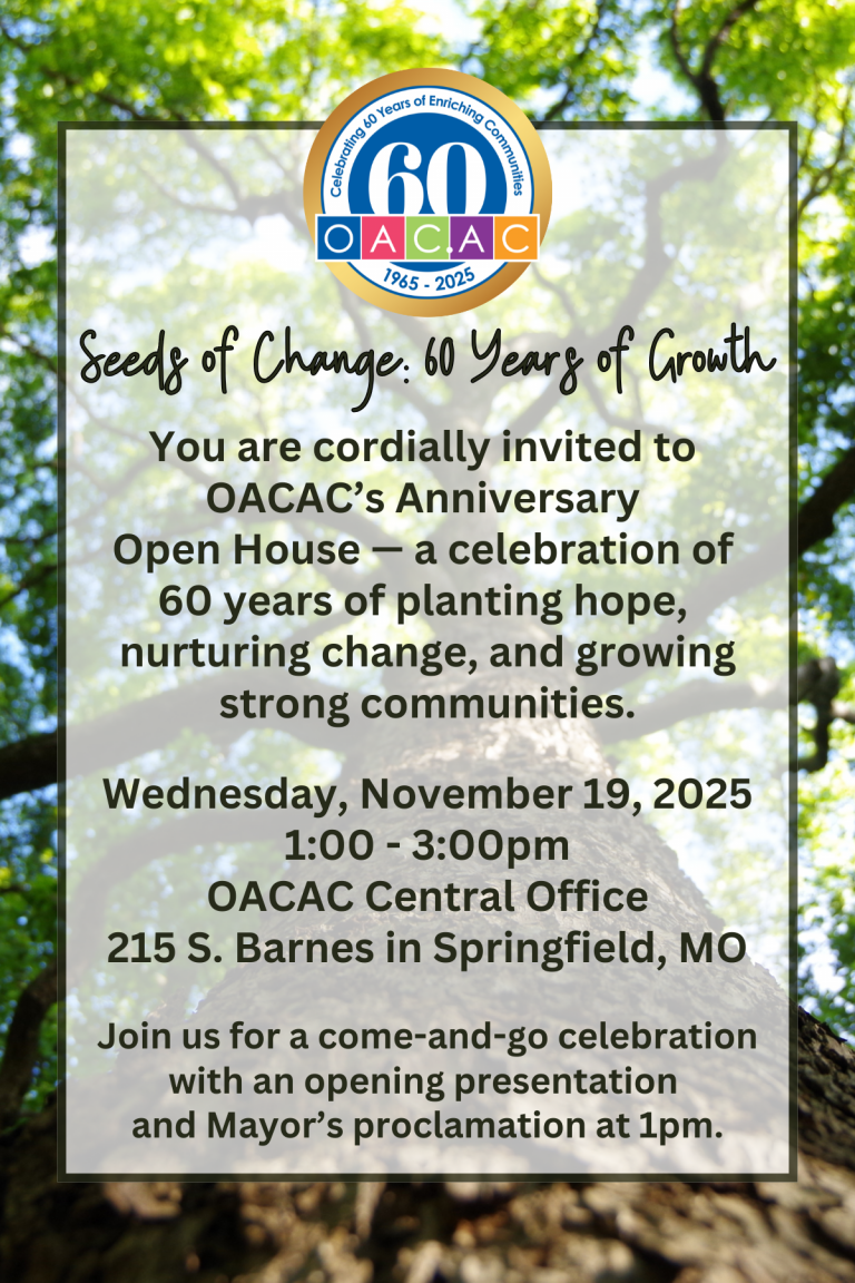 OACAC | OACAC’s 60th Anniversary Open House